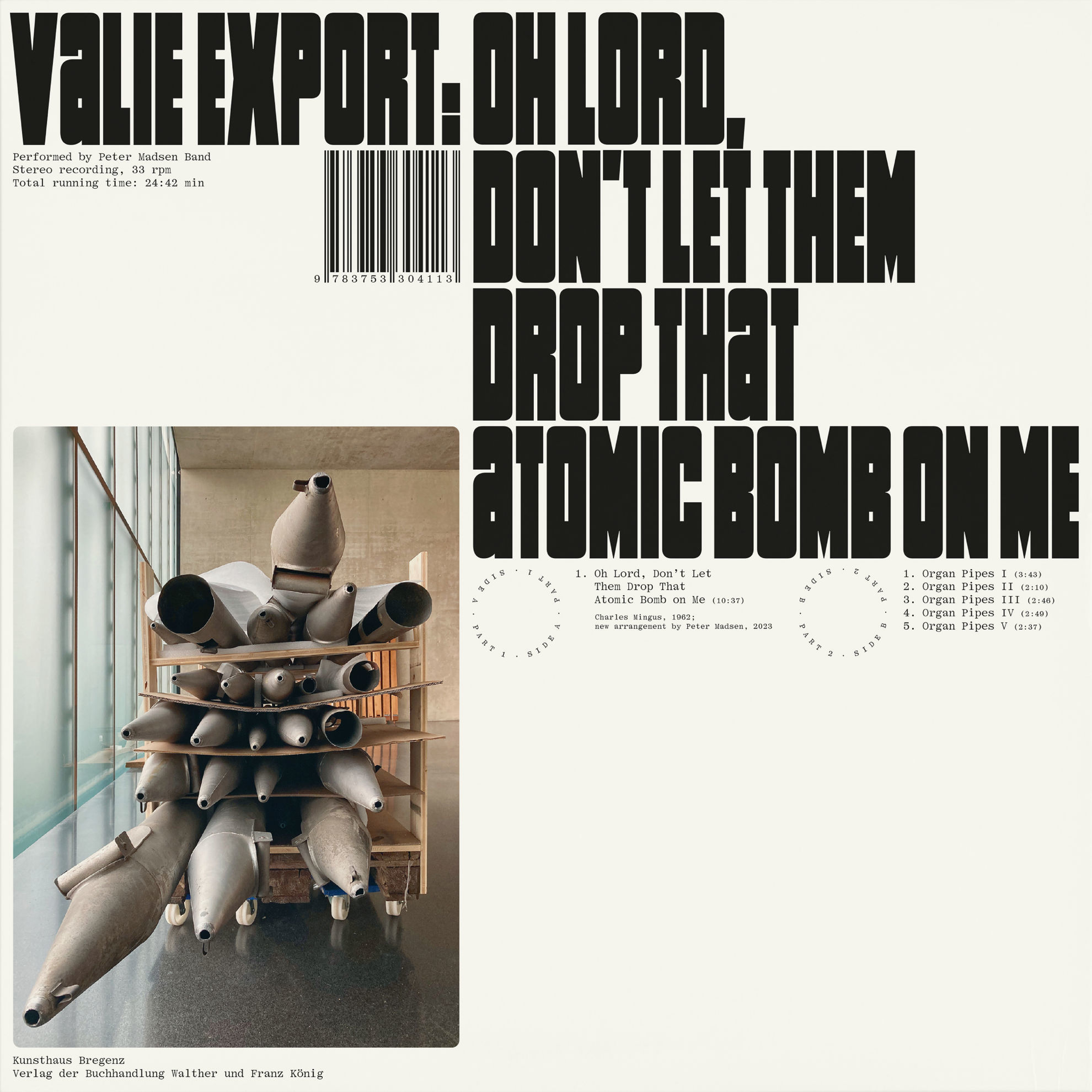LP: VALIE EXPORT – Oh Lord, Don't Let Them Drop That Atomic Bomb on Me ...